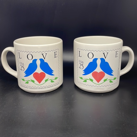Vintage | Dining | Vintage 988 Us Postal Service Love Stamp Mug Usps ...